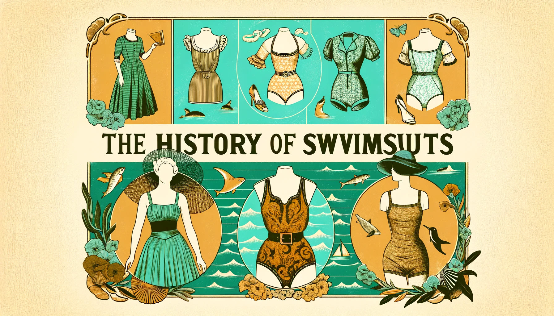 The History of Swimsuits: From Modesty to Fashion – Mayassah